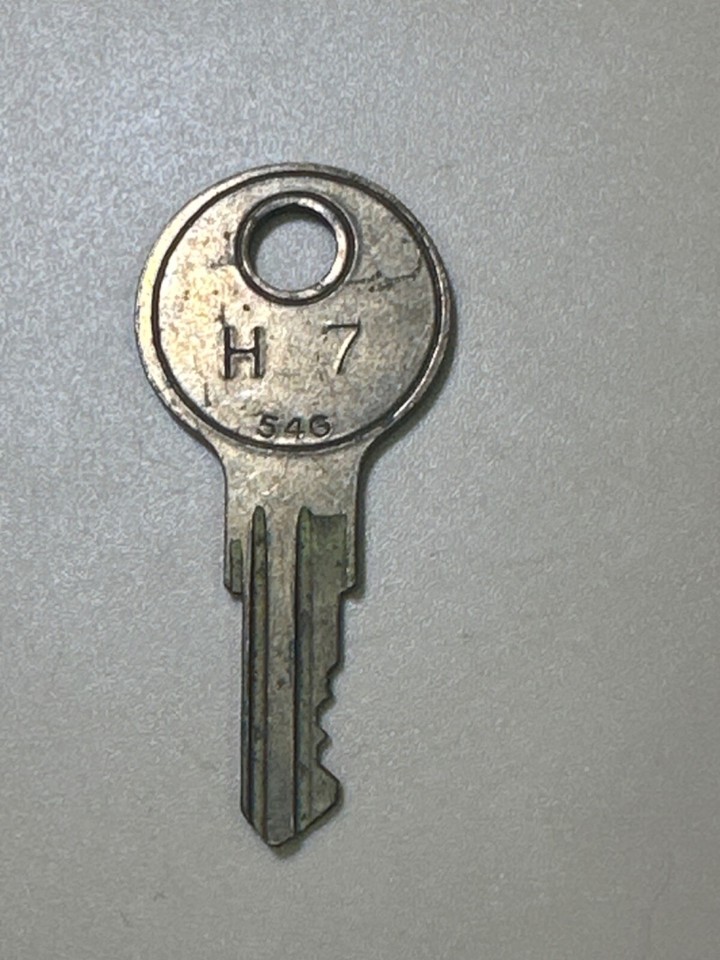 Vintage Factory FORT LOCK Key #H7 | eBay