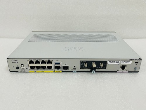 Cisco C1127-8PLTEP ISR 1100 8P XDSL GE SFP Router W/ P-LTEA-LA & Power ...