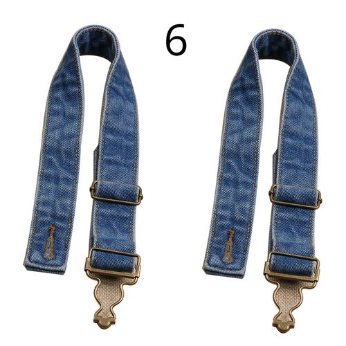 A Pair of Denim Suspender Straps Detachable for DIY Jeans Overall Bib ...