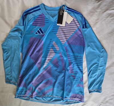 adidas Tiro 24 T24 Goalkeeper Jersey Blue Burst Men Slim IN0410 XL 2X ...