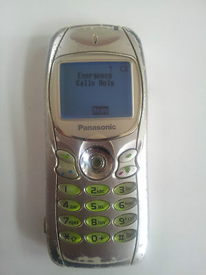 Panasonic GD75 - Silver (Unlocked) Mobile Phone Rare Collectable ...