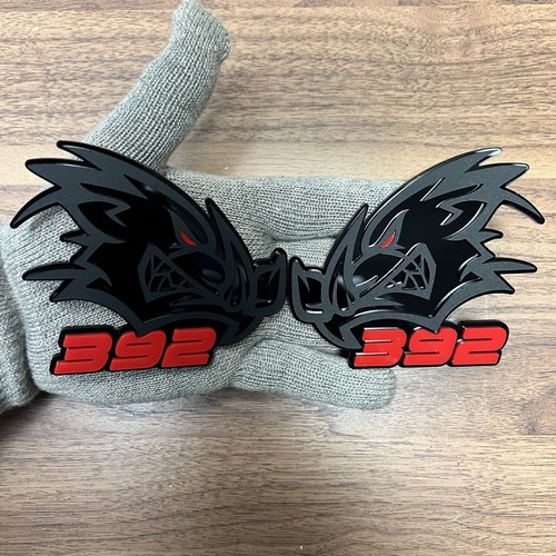 Hell Hog Badges Emblem Red Eye Numbers | 2 Badges | WartHog Bore Hog ...