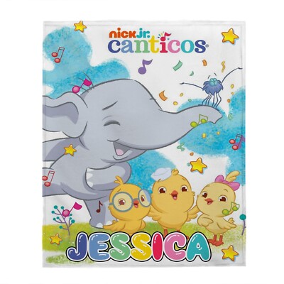 Fiesta Canticos Characters Blanket, Personalized Canticos Blanket, Kids ...