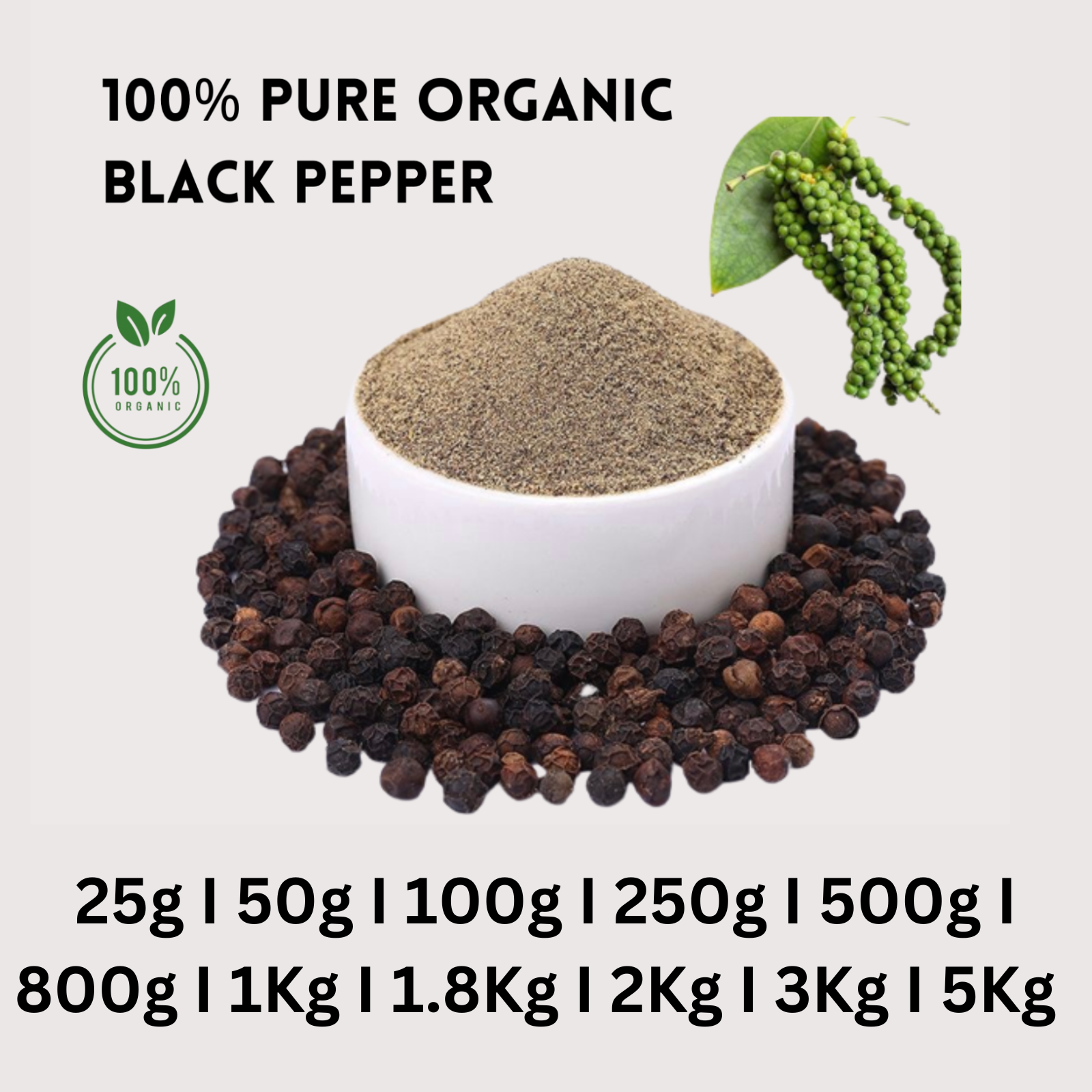 Freshly Ground Black Pepper