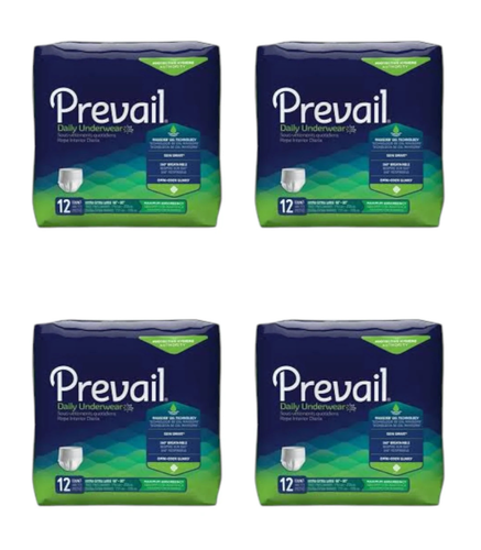 Prevail PV-517 Extra Absorbency Underwear , 2X-LARGE, Case of 48 ...
