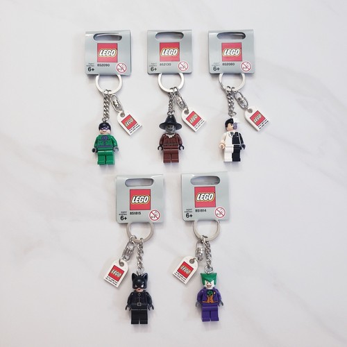 Lot of 5 NEW LEGO Batman Mini Figure Keychains - Catwoman, Scarecrow ...