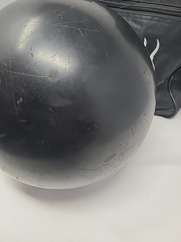 Vintage Brunswick VIP Bowling Bowling Ball & BSI Bag & Black Widow Grip Sack | eBay