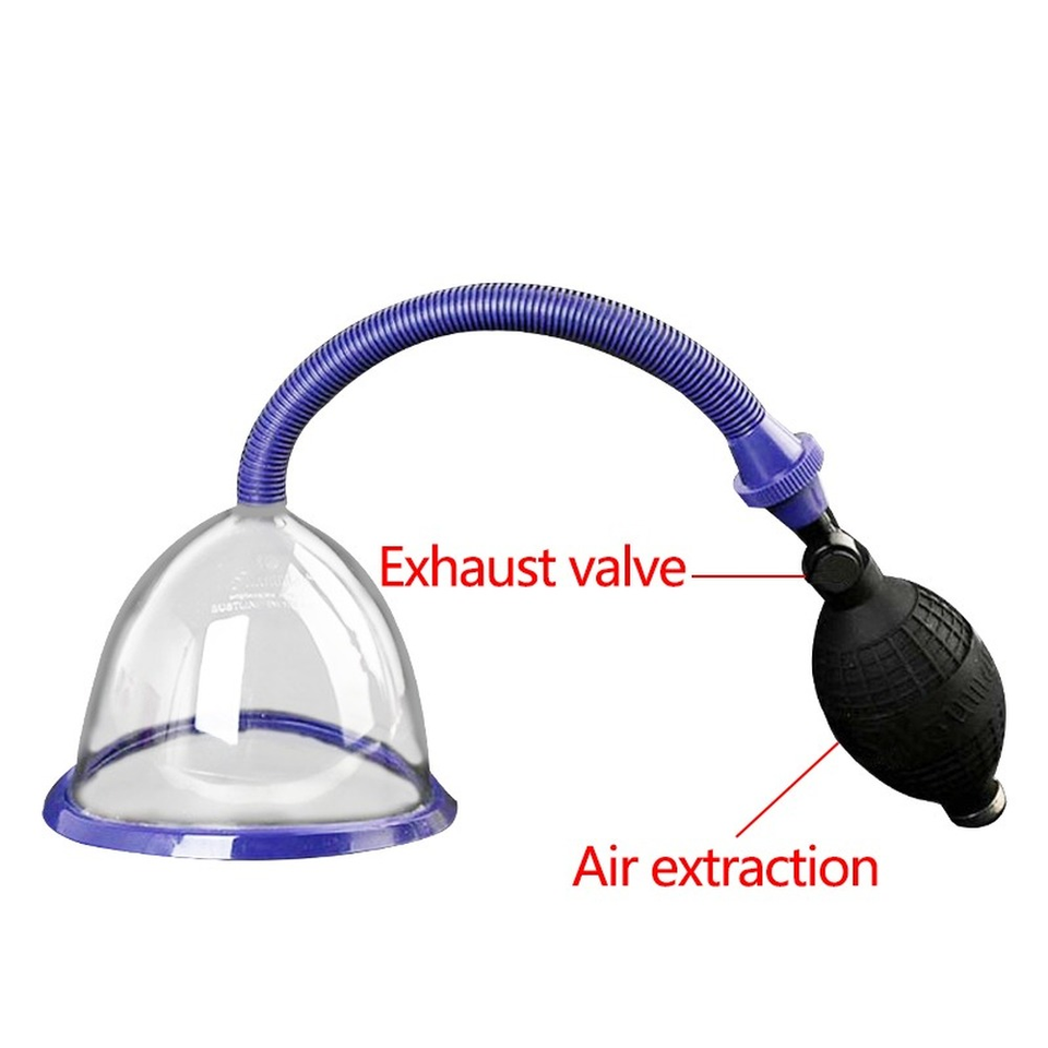 Female Suction Cup Breast Pump Enlargement Pumping Sucker S-L Flirt New ...