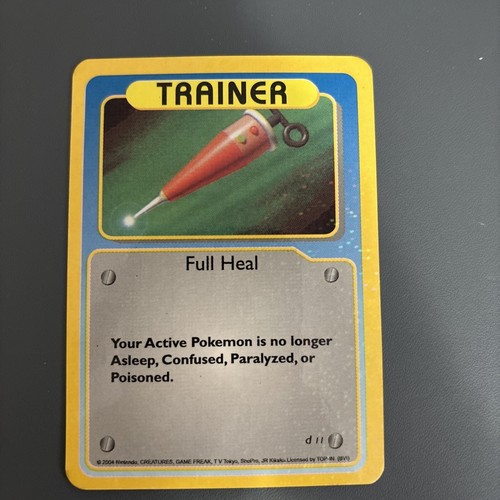 Full Heal Holo Funskool Pokémon Card 2004 India d11 Light Play | eBay