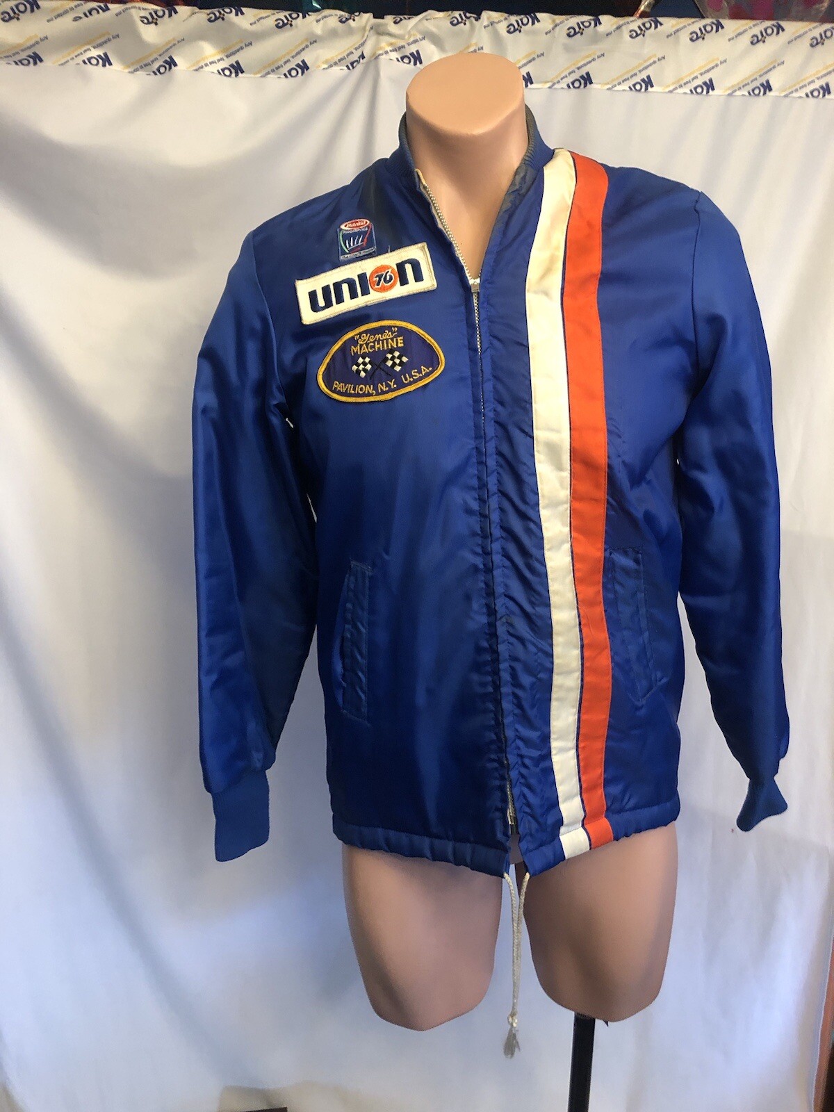 Rare! Vintage Union 76 Unocal Gasoline Satin Nascar Racing Stripes ...