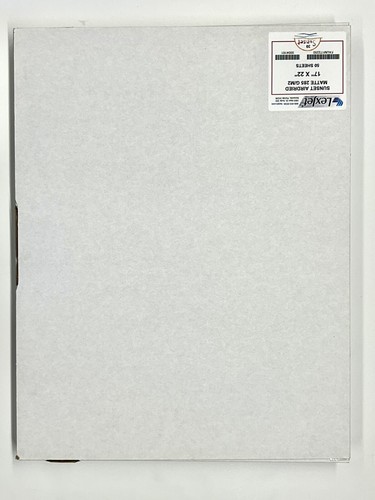 Lexjet Paper Sunset Airdried 17 x 22” 285 G/m2 Matte New Sealed (paid ...