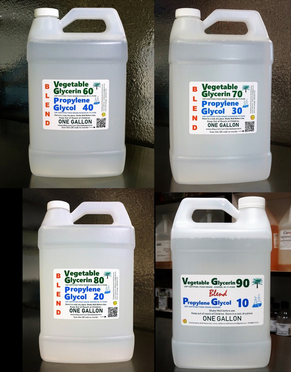 Vegetable Glycerin Propylene Glycol Pgvg Nongmo Food SMPLY. Vegetable