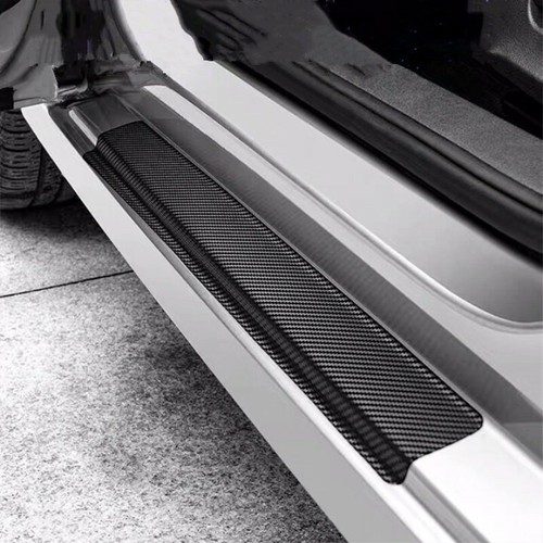 4s Black Door Scuff Sill Cover Panel Step Protector Car Accessories ...