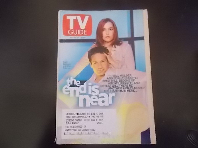 The X-Files - TV Guide Magazine 2002 | eBay