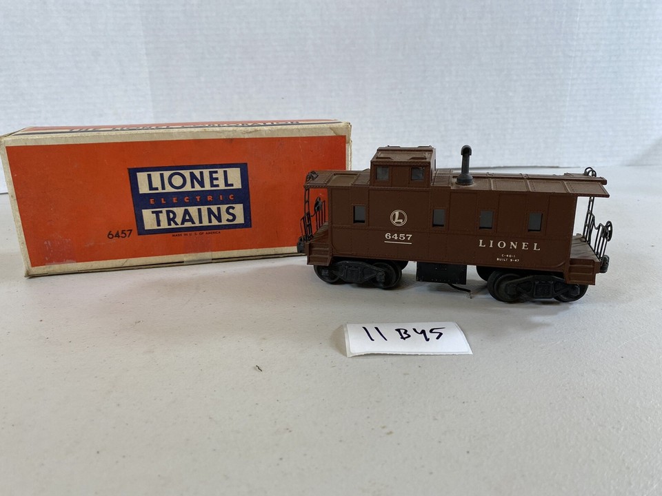 Lionel Electric Trains No. 6457 Caboose model train box 11B45 | eBay