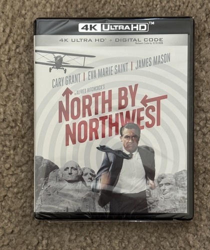 NEW Alfred Hitchcock’s North By Northwest (4K Ultra HD + Digital Code ...