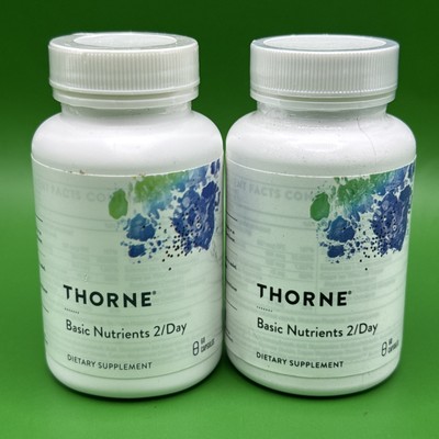 2x Thorne Research Basic Nutrients 2/Day 60 Capsules Exp9/25 ...