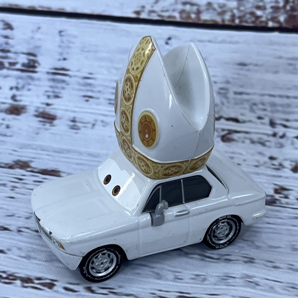 2010 DISNEY Pixar CARS 2 - POPE PINION IV Mattel V2849 1:55 Scale Die ...