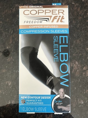 NEW Copper Fit Freedom Copper Infused Compression Elbow Sleeve - Unisex ...