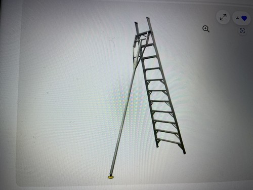 INDALEX Pro Series Aluminum Orchard Ladder 10ft 3.0m | eBay
