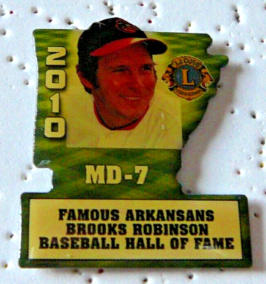Lions Club Pins - BROOKS ROBINSON - BASEBALL HALL OF FAMER | eBay