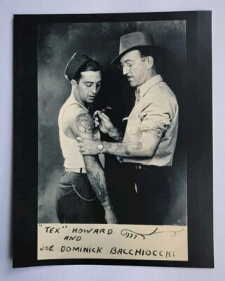 1920s antique percy waters detroit tex howard tattooing tattoo photo ...