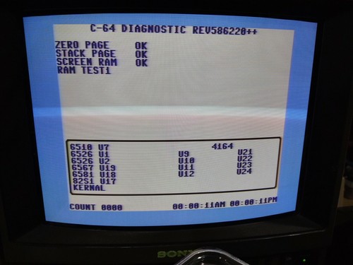 Commodore C64 brand new TEST Cartridge - 2-in-1 Dead Test/Diagnostic ...