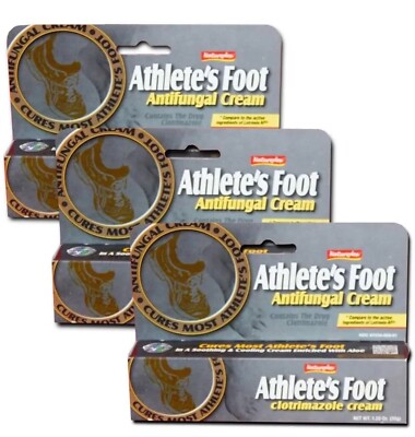 3 Pack Natureplex Athlete's Foot Antifungal Cream itching burning ...