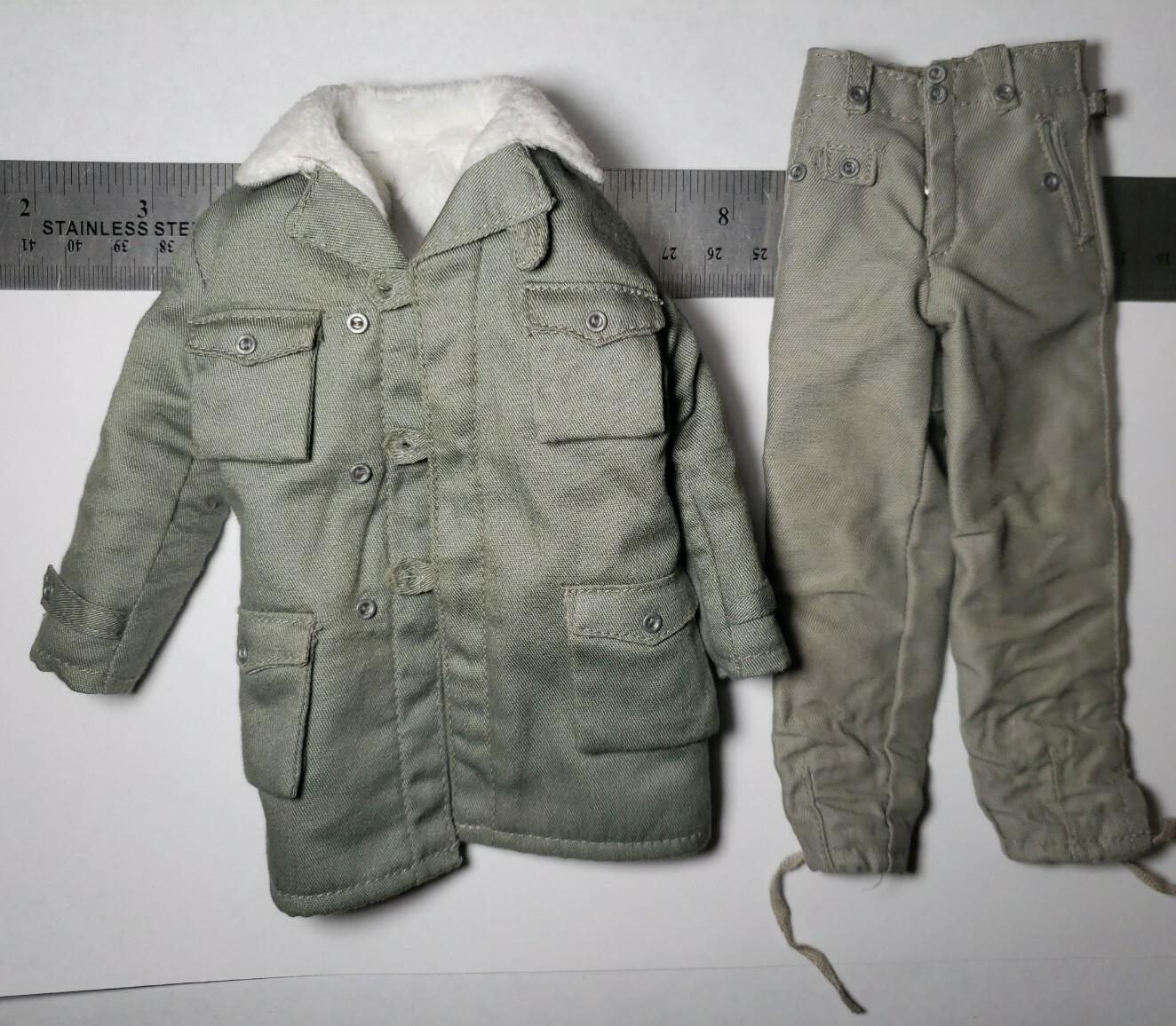 1/6 scale DiD Konig wwii german coat pants uniform | eBay