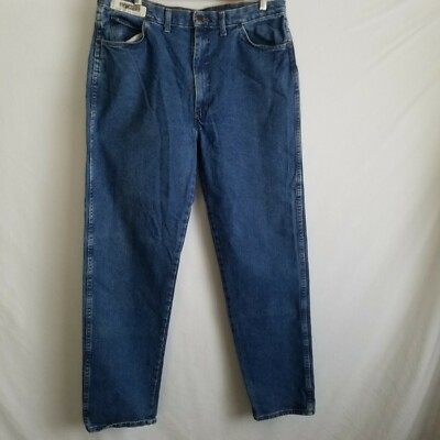 Mens Unifirst Cotton Denim Blue Jeans size 38x34 | eBay