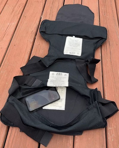ABA Personal American Body Armor Vest With Plates Size MILPre Owned ...
