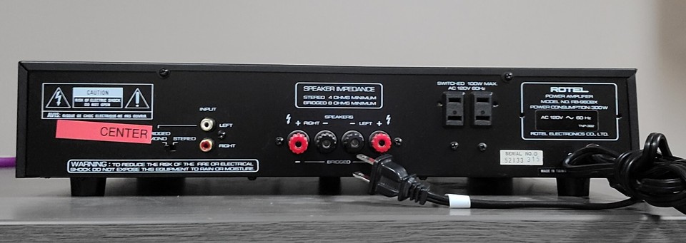 Rotel RB-960BX Stereo Power Amplifier | eBay
