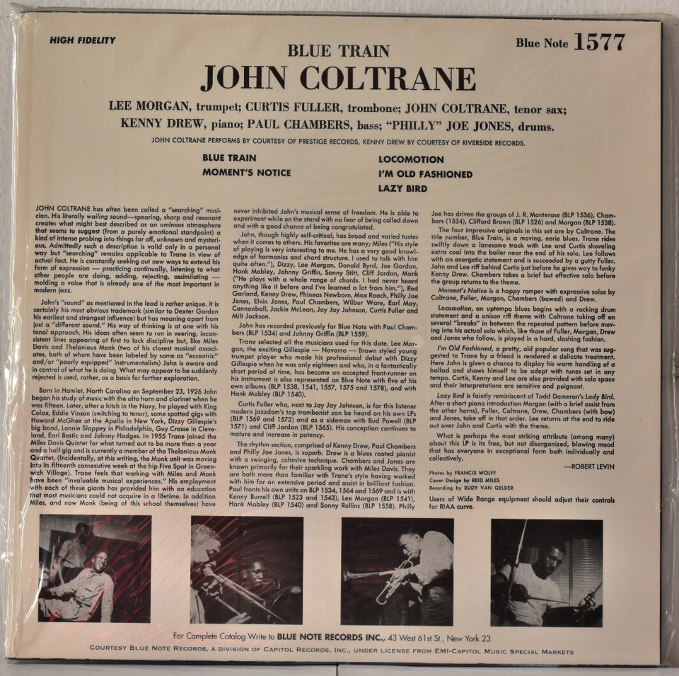 CLASSIC RECORDS - BLUE NOTE 1577 USA 180g JOHN COLTRANE "Blue Train" SEALED | eBay