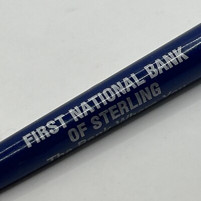 VTG Ballpoint Pen First National Bank of Sterling Colorado | eBay