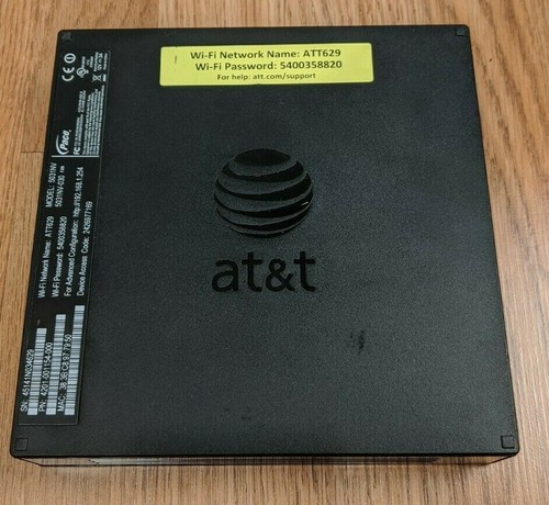 AT&T U-Verse 4-Port 10-Megabit Wireless N Router 5031NV No Power Supply ...