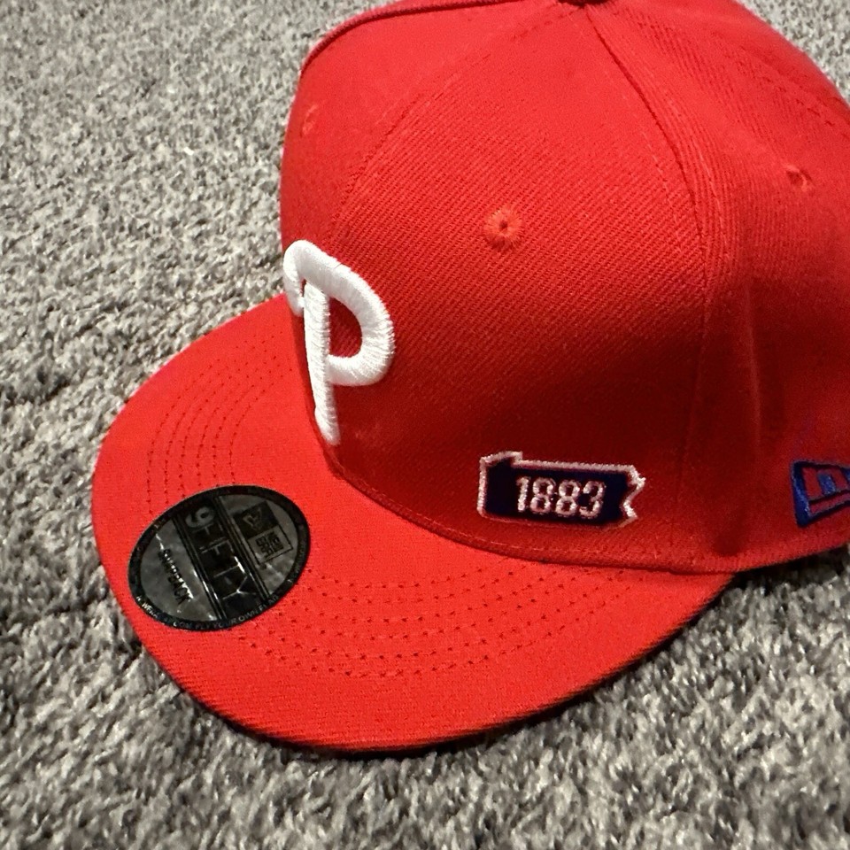 Philadelphia Phillies New Era City Red/ White 9FIFTY Snapback Hat Cap ...