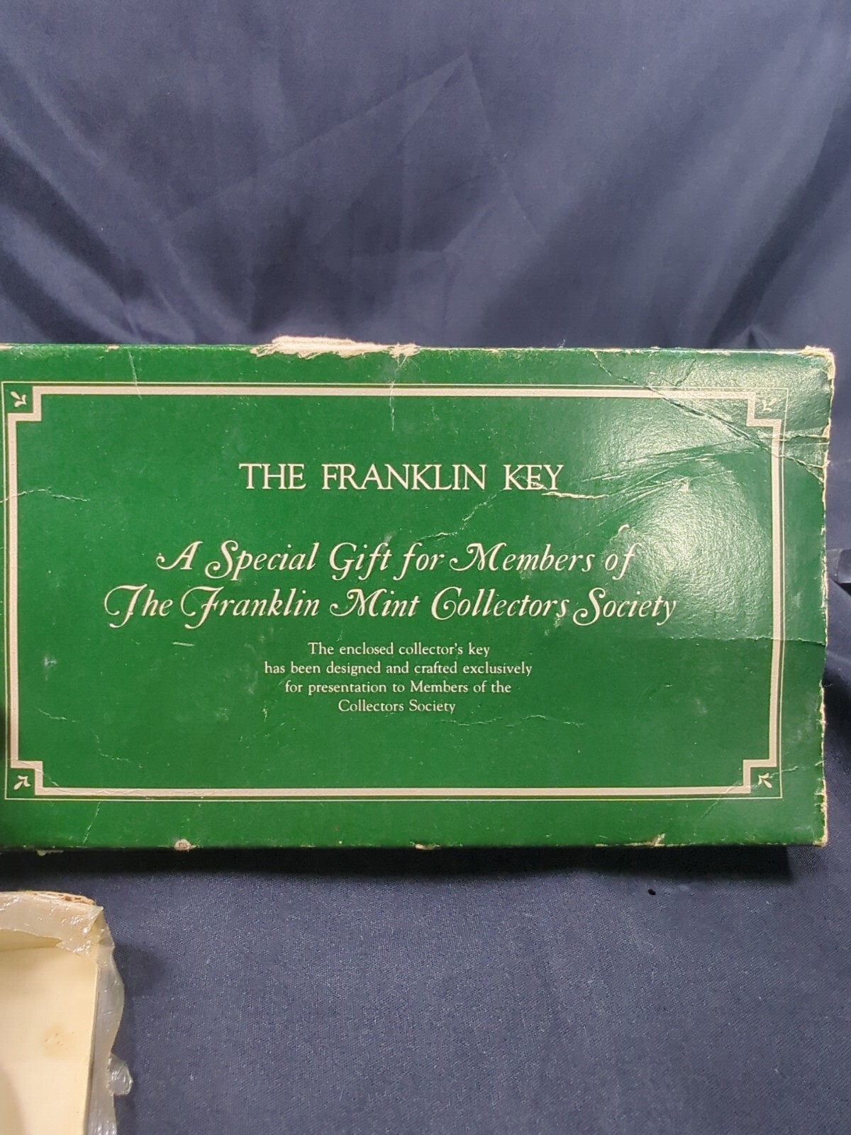 The Franklin Key *Franklin Mint Collectors Society Member Key Metal ...