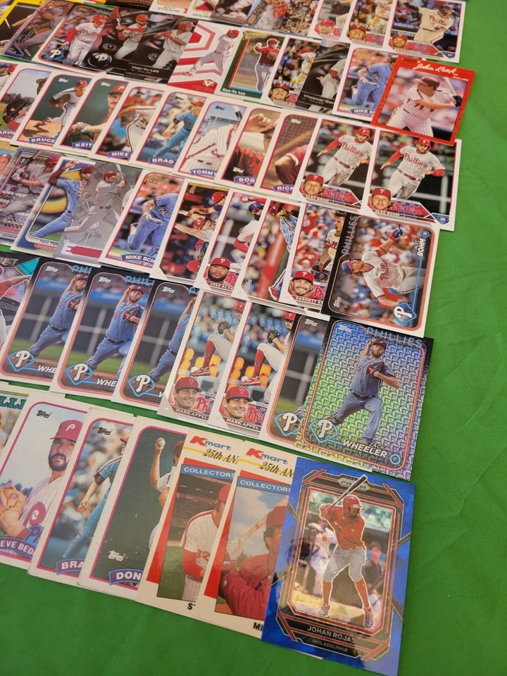 Philadelphia phillies 128 Card Team Lot New To Old Harper, Schmidt ...