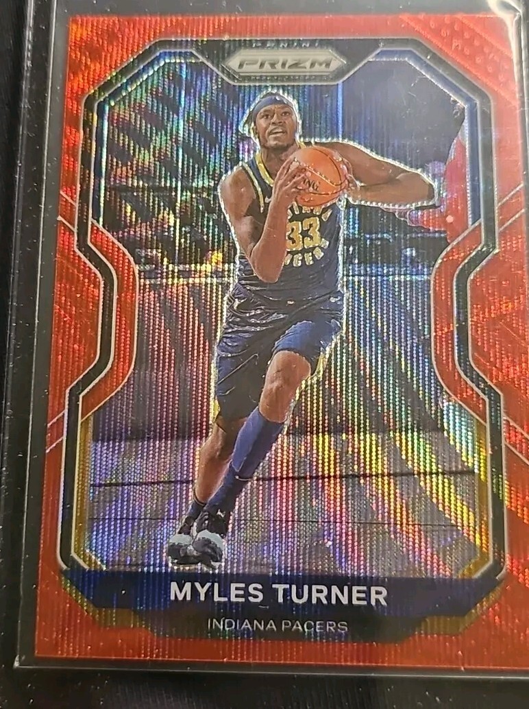 Myles Turner 2020-21 Panini Prizm Red Ruby Wave Prizm #240 | eBay