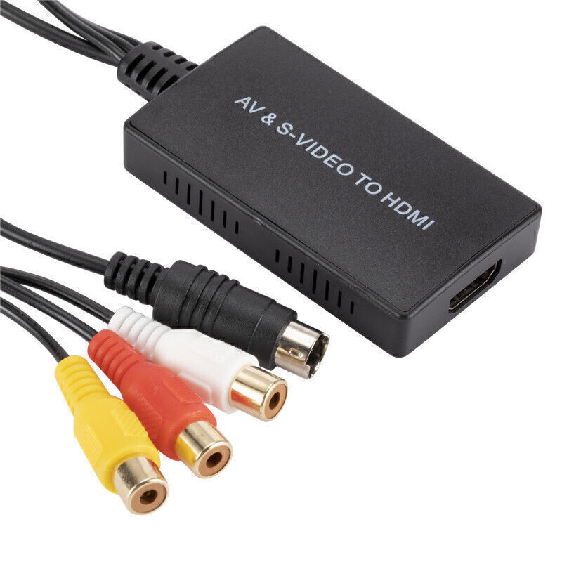 S-Video To HDMI Converter AV To HDMI Adapter RCA Conver 720p@60Hz For ...