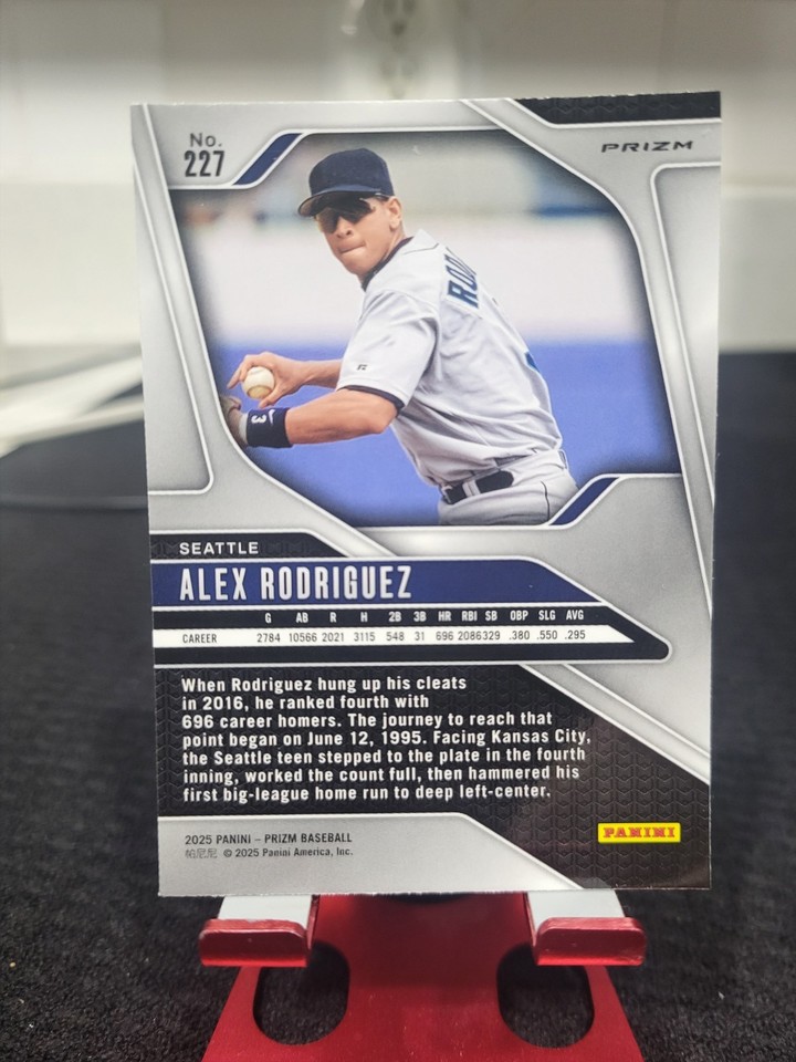 Alex Rodriguez - 2025 Prizm #227 - Blue Cracked Ice Prizm | eBay
