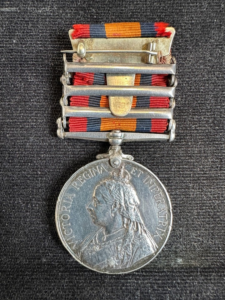 Queens South Africa Medal, With Bars To: 39148 GNR G FOSSEY 'U' BTY RHA ...