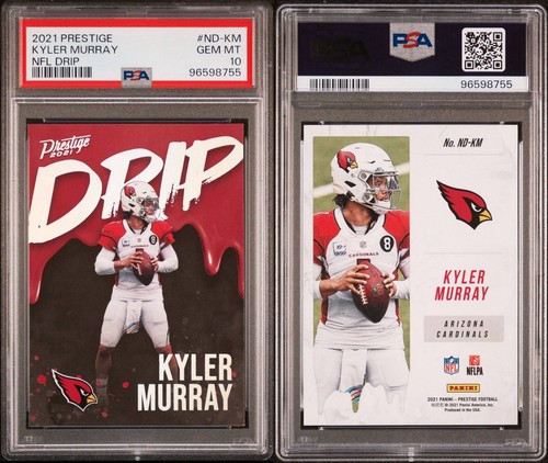 KYLER MURRAY NFL DRIP 2021 PRESTIGE CASE HIT SSP! PSA 10 GEM MINT ...