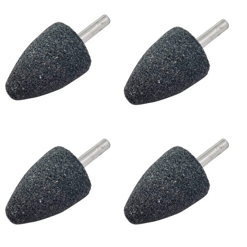4 pcs 30mm Stone Rotary Grinding Bits with 1/4 Inch Shank, Aluminum ...