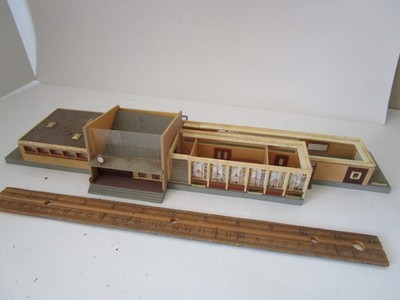 Vintage N Scale Built European Large Train Station Building For Train ...