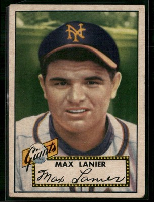 1952 Topps #101 Max Lanier VG | eBay