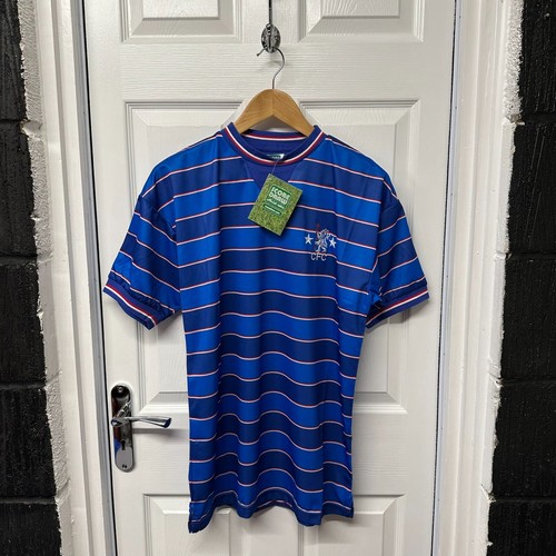 *NEW* Chelsea FC Score Draw Football T Shirt Size Medium | Blue Top Home CFC Kit | eBay UK