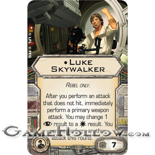 Star Wars Miniatures X-Wing Upgrade Card LUKE SKYWALKER Crew | eBay
