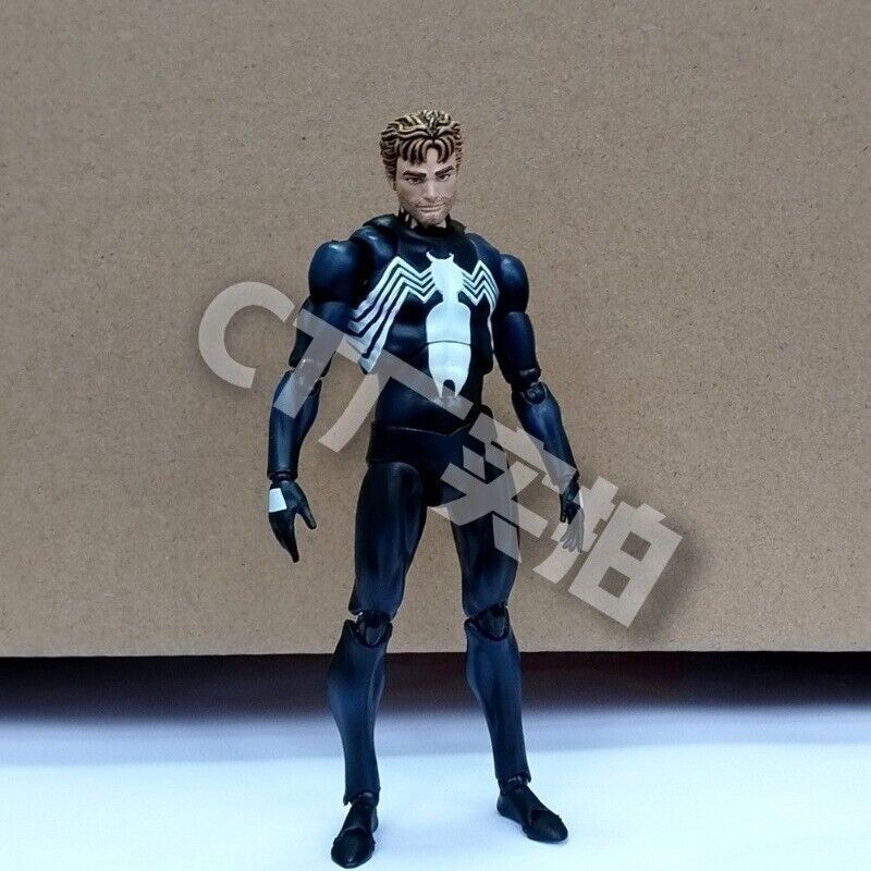 In Stock！ MAFEX No.147 Spider-Man Black Costume COMIC Ver. Action ...
