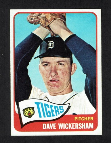 Dave Wickersham Detroit Tigers 1965 Topps Card #375 | eBay